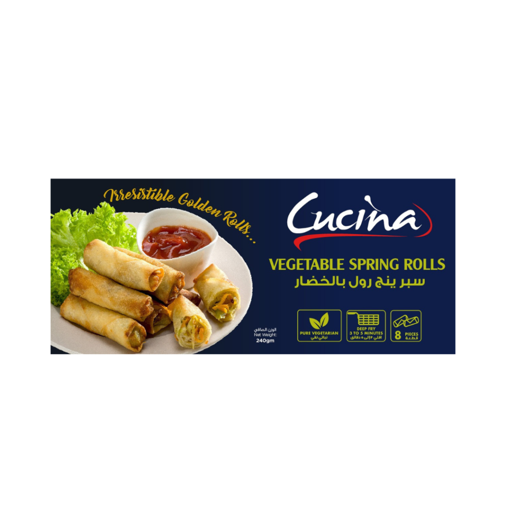 Vegetables Spring Rolls - Benchmark Foods Trading LLC