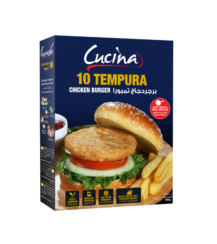 Tempura Chicken Burger - Benchmark Foods Trading LLC